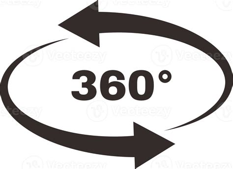 360 Degrees Icon 28636182 Png