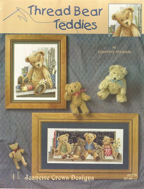Thread Bear Teddies Pattern Sandras Stitch Stash