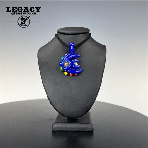 Rj Moon Pendant Legacy Glassworks