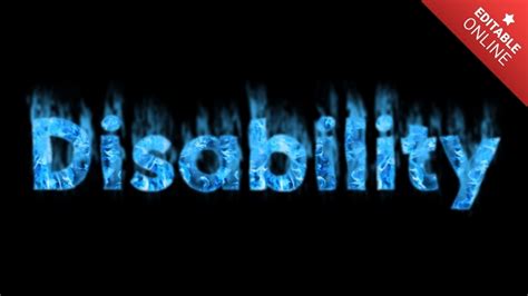 Disability Text Effect Generator