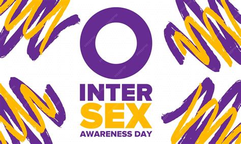 Premium Vector Intersex Awareness Day Human Rights Event Intersex