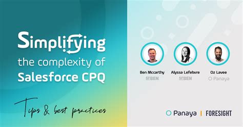 Simplifying The Complexity Of Sfdc Cpq Tips And Best Practices Yossi Piekarski