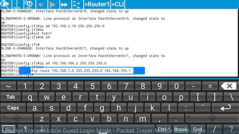 Konfigurasi Routing Statis Cisco Packet Tracer Mobile