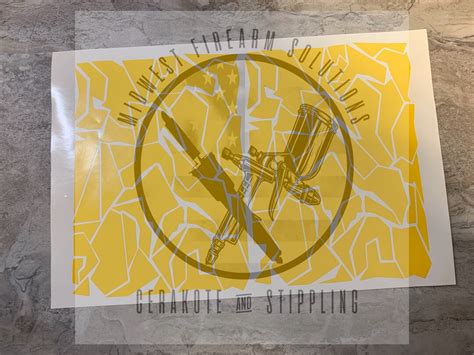 Splinter Camo Vinyl Stencil Etsy