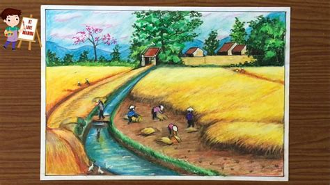 Tổng hợp 85 về vẽ tranh đề tài đồng quê camera edu vn