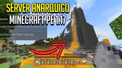 Server Survival ANÁRQUICO Para Minecraft PE BEDROCK 1 17 SERVER