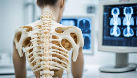 Premium Photo A Skeleton With A Computer Monitor In The Background