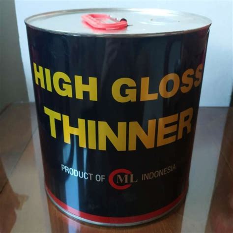 Promo Thinner Thiner Tiner Hg Cobra Hitam 5l 1 Galon