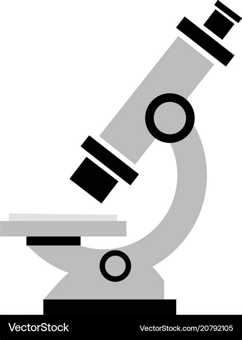 Microscope Icon Royalty Free Vector Image Vectorstock