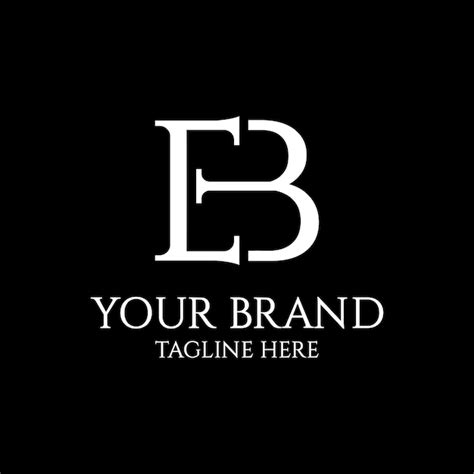 Premium Vector Modern Creative Eb Logo Design Template Icon Initials Based Monogram And Letters