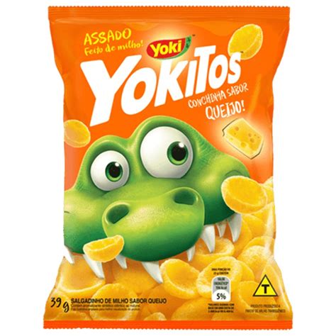 Salgadinho Yokitos 39g Queijo Conchinha