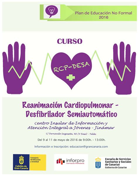 Curso Resucitación Cardiopulmonar Básica Rcp Desfibrilación