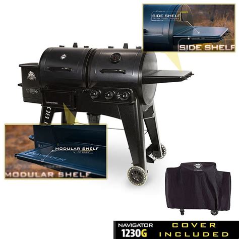 Pit Boss Navigator Pellet Gas Combo Grill