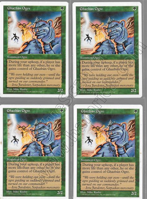 Ghazban Ogre X Fifth Edition Magic The Gathering