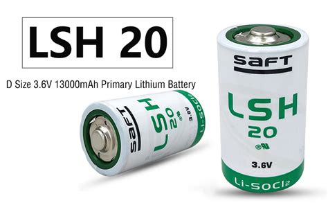 Dcynxc 4 Pieces Lsh 20 Battery For Lsh20 D Size 3 6v