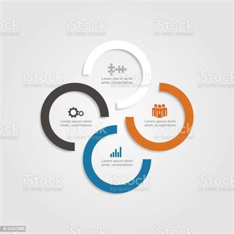 Infographic Design Template Vector Illustration向量圖形及更多四件物體圖片 四件物體 4號