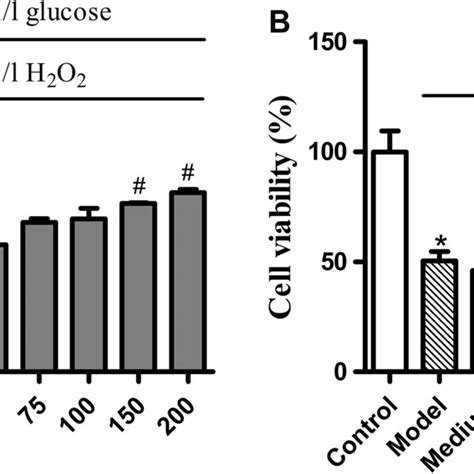 Effect Of H O On Cell Viability A Cells Were Exposure To H O At Download Scientific Diagram