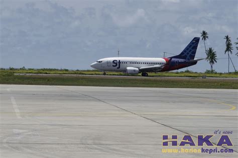 Mengklaim Rugi Sriwijaya Air Tetap Layani Rute Natuna Batam Harian Kepri