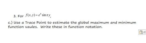 Solved Not Sure If I Got The Correct Notation But For The
