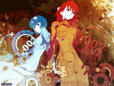 Illustration Anime Neon Genesis Evangelion Asuka Langley Soryu