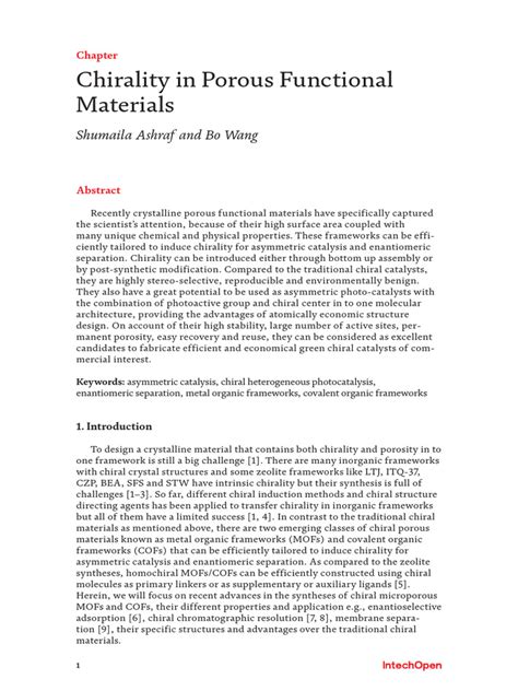 Full Chapter Chirality In Porous Functional Materials Pdf