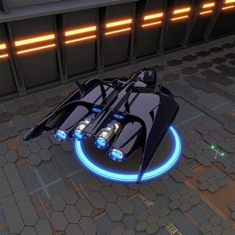 Spaceship 3d Blend