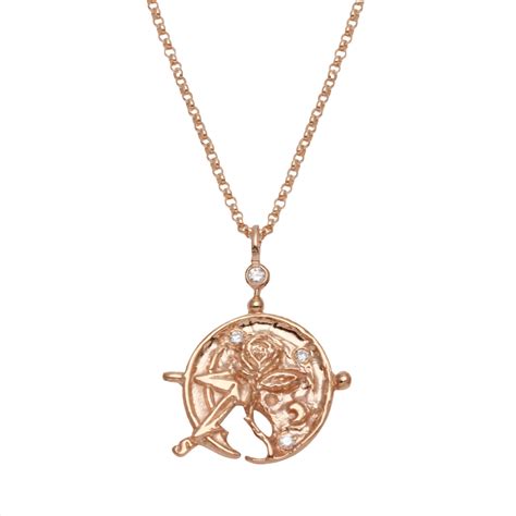 Compass And Rose Necklace Roseark
