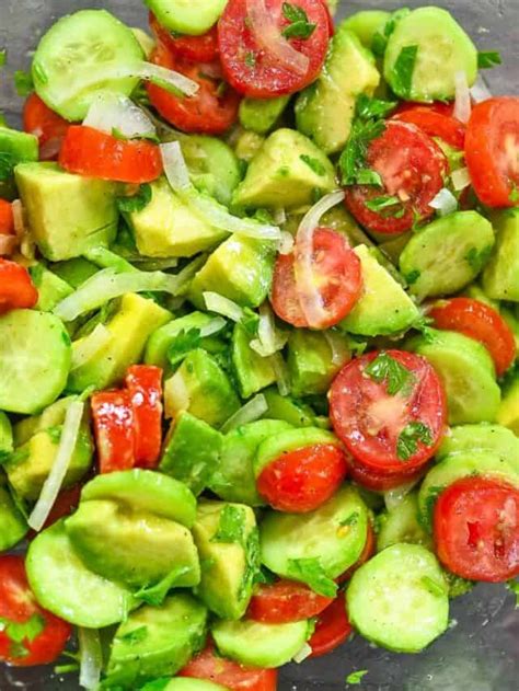 Simple Avocado Salad Eat Something Vegan