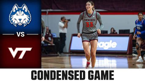 Houston Christian Vs Virginia Tech Condensed Game 2023 24 Acc Women