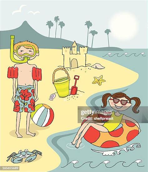 Shells Girl Snorkel Beach Photos And Premium High Res Pictures Getty