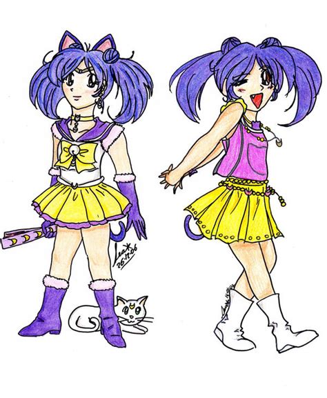 Luna And Sailor Luna By Dysgraphica On Deviantart