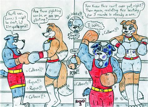 Boxing Colleen Vs Rufus By Jose Ramiro On Deviantart