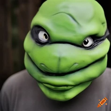 Derpy Face Ninja Turtle Latex Mask On Craiyon