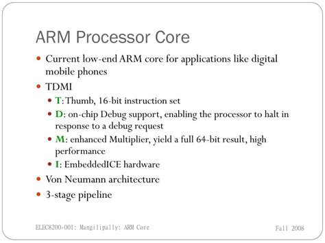Ppt Arm Processor Cores Powerpoint Presentation Free Download Id
