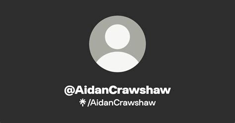 Aidancrawshaw Linktree