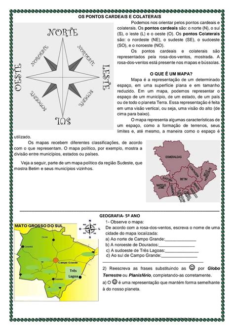 Atividades Paralelos E Meridianos Artofit