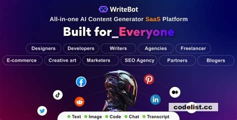 Writebot V Ai Content Generator Saas Platform Premium Scripts