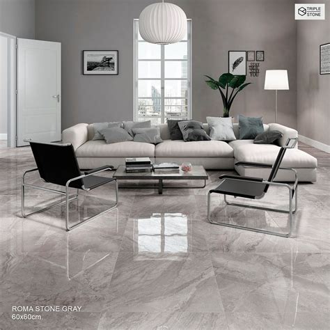 กระเบื้องแกรนิตโต้สีเทาลายหินอ่อน รุ่น แกรนิตโต้ ลดราคา