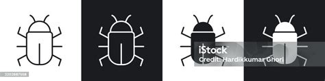 Bug Icon For Ui Design Stock Illustration Download Image Now Ant Bee Beetle Istock