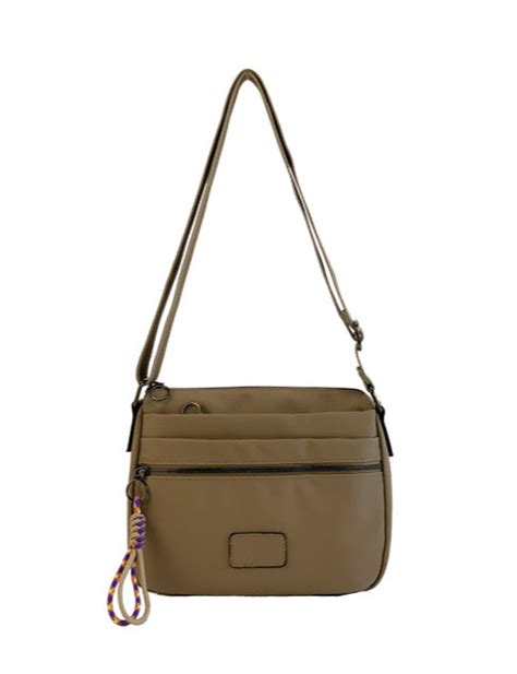 Long And Son Ladies Multi Pocket Light Weight Softee Fabric Shoulder Cr Footlooseoflondon