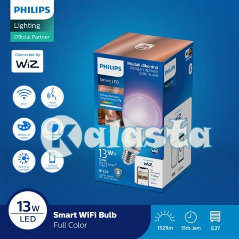 Jual Lampu LED Philips Smart WIFI Tunable White RGB 16Juta Warna 13Watt 13W Philips LED