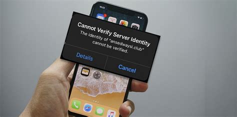 How To Fix The Cannot Verify Server Identity Error On Your Iphone