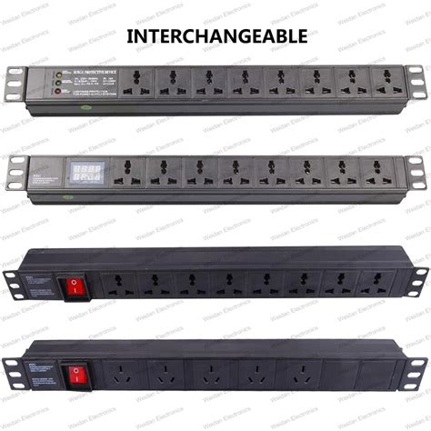 Inch Interchangeable Type Universal Socket Network Cabinet And Rack PDU PDU And PDU Socket