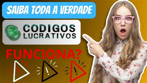CÓdigos Lucrativos Funciona⚠️ É Golpe Código Lucrativo É Bom Vale A