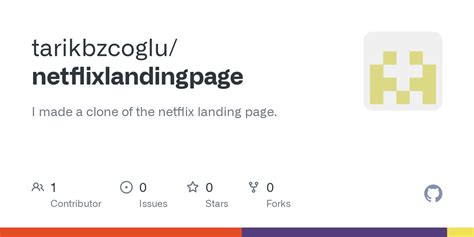 Github Tarikbzcoglu Netflixlandingpage I Made A Clone Of The Netflix Landing Page