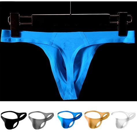 Ultra Thin Seamless Thong Men G Strings And Thongs Men Pouch Ice Silk