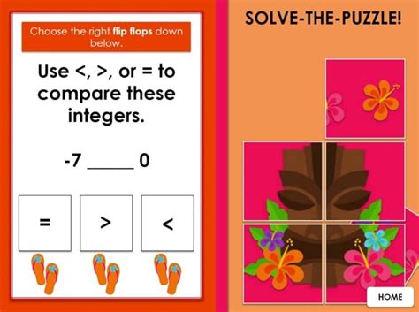 Integers Absolute Value Comparing Integers Ordering Integers Middle Level Math