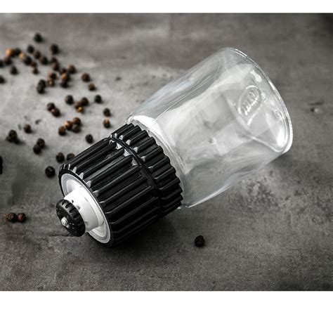 玻璃瓶研磨器调味罐调料瓶黑白胡椒花椒手动研磨厨房用品海盐研磨 阿里巴巴