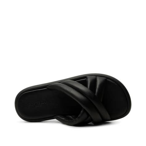 Lotta Mule Leather Black Shoe The Bear Uk