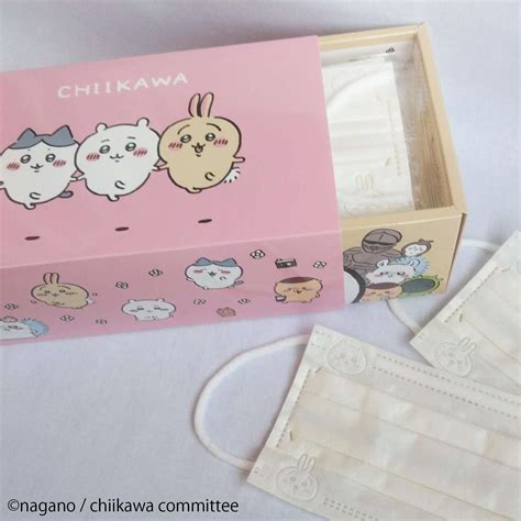 大人向けのキャラクターマスク 「ちいかわ 30枚入りboxマスク」を2022年10月上旬に発売！ 横井定株式会社